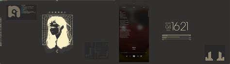 [linux nobara] double screen gruvin r desktops