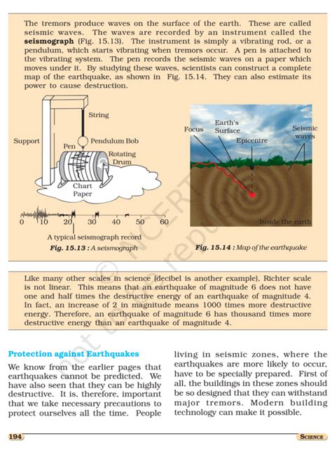 NCERT Book Class 8 Science Chapter 15 Some Natural Phenomena