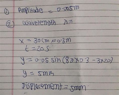 Example 15 2 A Wave Travelling Along A String Is Described By Y X T