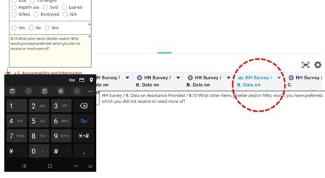Getting A Numeric Keyboard For Response But The Has A Text Abc Data Type Data Collection