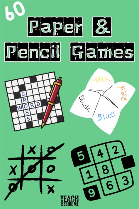 Fun Paper Board Games To Play With A Pen Or Pencil Teach Beside Me