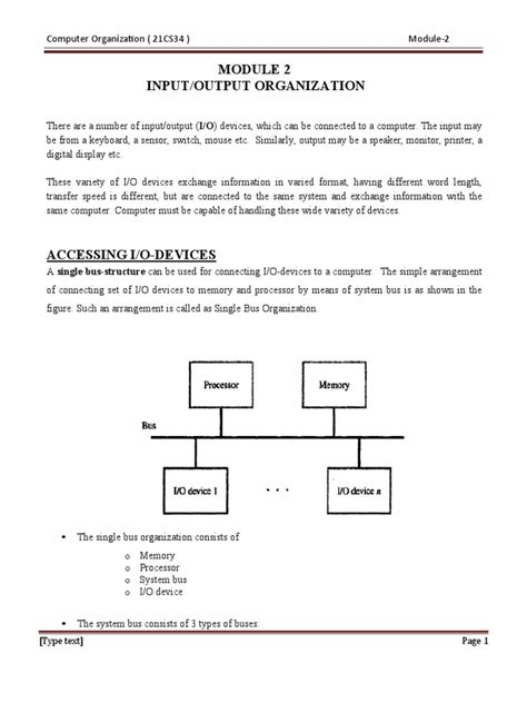 Module2 Co | PDF | Input/Output | Computer Data Storage