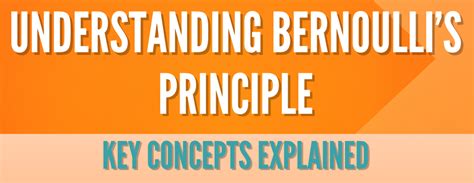 Understanding Bernoullis Principle And Its Real World Impact
