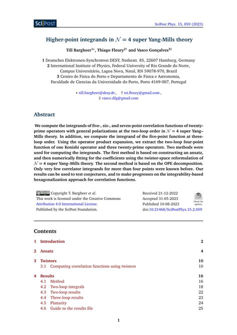Pdf Higher Point Integrands In Mathcal N 4 Super Yang Mills Theory