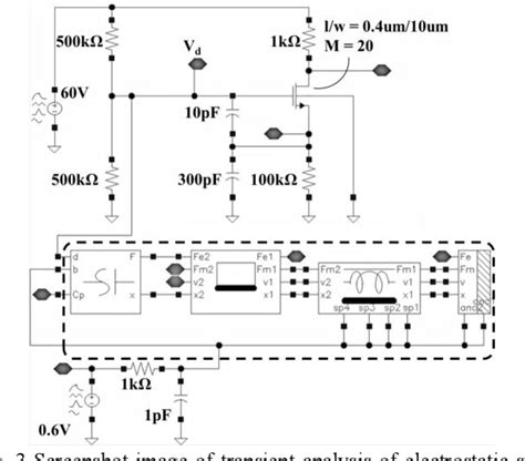 Figure From A CMOS MEMS Design Technique Based On An Electrical Circuit Simulator With