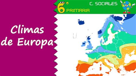 Mapa Del Clima De Europa Ilustración De Imaginario Mapa