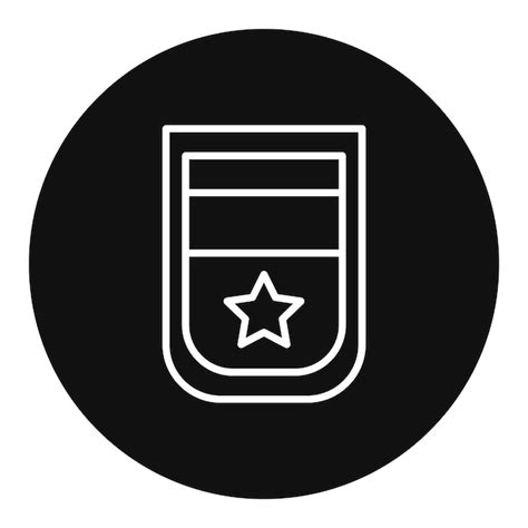 Premium Vector Police Shield Vector Illustration