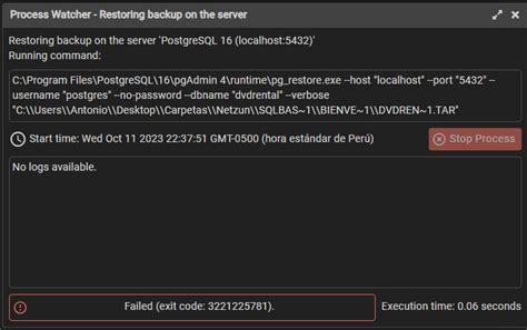 ¿como Puedo Restaurar Una Base De Datos En Postgresql Stack Overflow