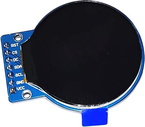 Tft Lcd Display Screen Compatible With For Arduino 128 Inch 240×240 Round Full Color Hd Ips