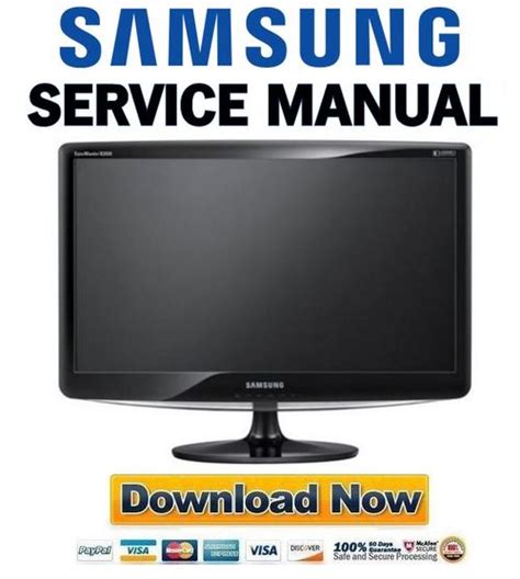 Samsung SyncMaster B2030 Service Manual & Repair Guide - Tradebit