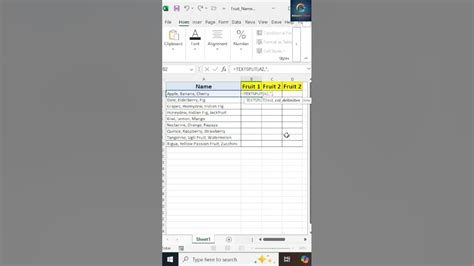 how to split text in excel excel spreadsheetmagic shortsvideo