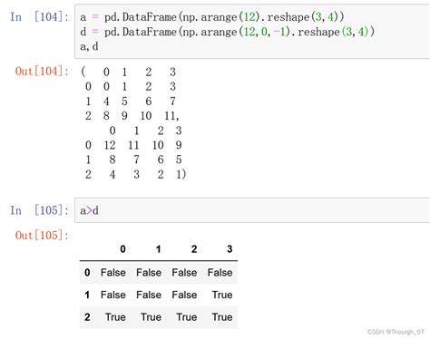 【笔记】嵩天数据分析 Pandas库数据类型运算pandas库的数据类型运算 1算术运算 2方法形式的运算 3比较运算 Csdn博客