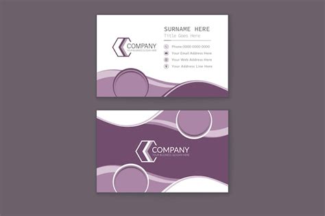 Premium Vector Creative Magazine Software Development Business Card Template