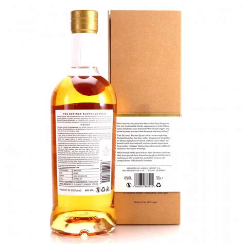 Compass Box The Extinct Blends Quartet Delos Whisky Auctioneer
