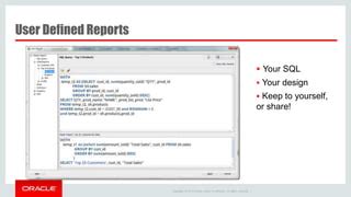 Oracle SQL Developer Reports PPTX