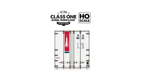 Class One Model Works Ho Scale Monon 48 Container Transamerica Aplu 4 — White Rose Hobbies