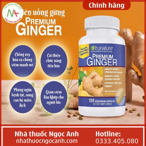 Thuốc Premium Ginger Trunature Giá Bao Nhiêu Mua ở đâu