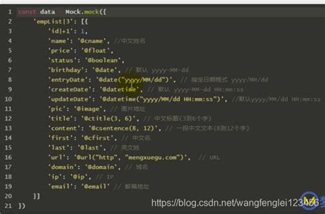 使用mockjs生成数据规则mock无法使用生成规则 Csdn博客