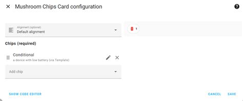 Show Automatically Battery Low Warning Frontend Home Assistant