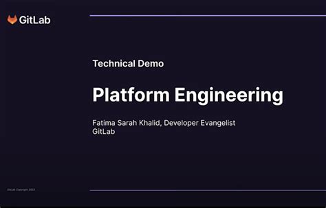 Platform Engineering Gitlab