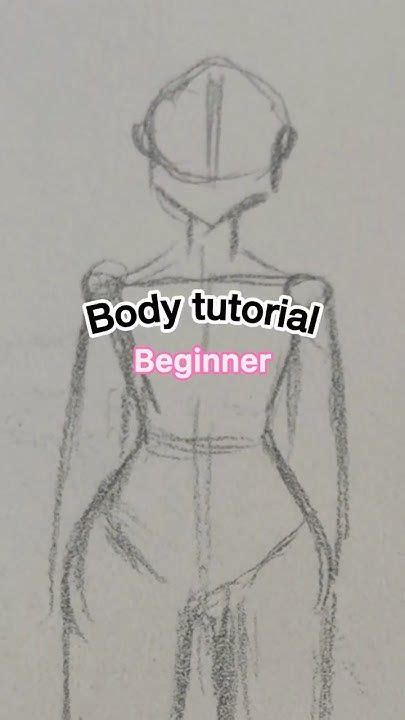 Easy Body Tutorial Art Shorts Body Tutorial Drawing Female Body
