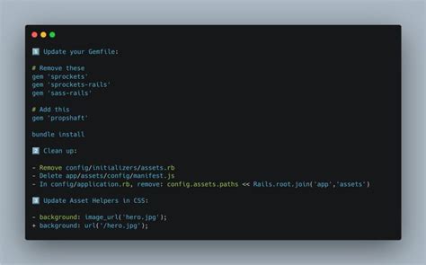 Nidhi Sarvaiya On Linkedin Rails8 Propshaft Rubyonrails