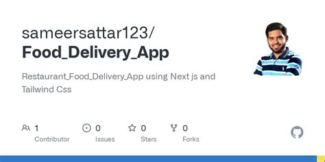 GitHub Sameersattar Food Delivery App Restaurant Food Delivery App Using Next Js And