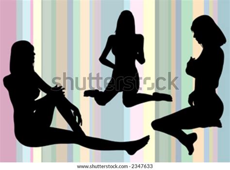Nude Girl Naked Woman Contour Vector Stock Vector Royalty Free Shutterstock