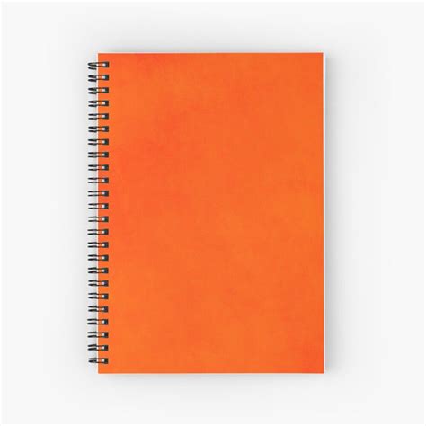 Red And Orange Pastel Spiral Notebook