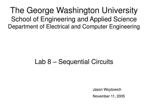 Ppt Lab 8 Sequential Circuits Powerpoint Presentation Free Download Id5386235