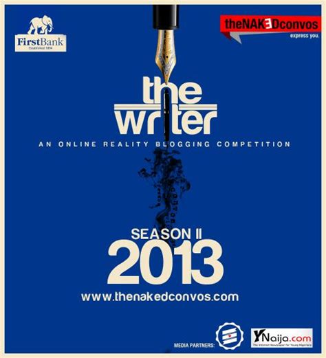 The Naked Convos First Bank Nigeria Present The Writer 2013 An