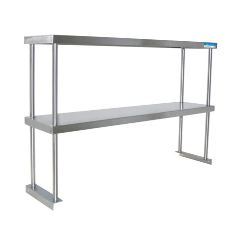 Bk Resources Bk Osd 1860 Stainless Steel Table Mounted Double Overshel