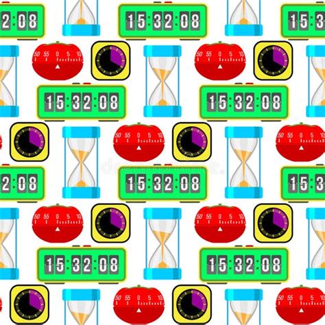 Clock Watches Vector Timer Colorful Measurement Tools Number Digital Information Stopwatch