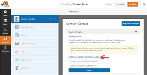 How To Add A Constant Contact Signup Checkbox To A Wordpress Form