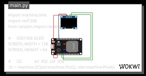 Oled Wokwi Esp32 Stm32 Arduino Simulator