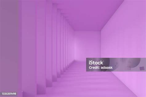 빈 콘크리트 바닥과 벽 배경현대 쇼룸의 추상적 인테리어 디자인 홀 또는 스테이지 3d 일러스트레이션 예술에 대한 스톡 사진 및 기타 이미지 Istock