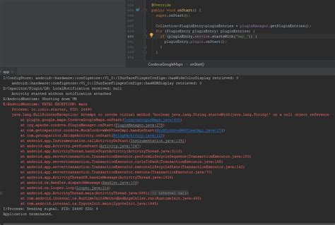 NPE When Using Native Maps On Android Issue Ionic Team Ionic Native Google Maps GitHub