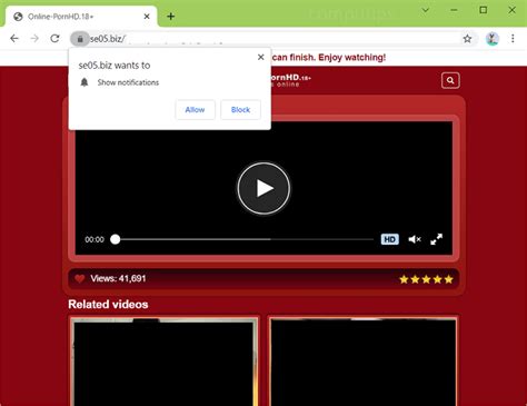 how to remove se05 pop ups computips