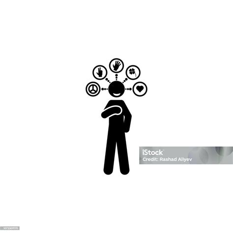 양수 문자 그림 아이콘입니다 모바일 개념 및 웹 응용 프로그램에 대 한 긍정적인 캐릭터 아이콘의 요소입니다 웹 및 모바일 긍정적인 캐릭터 아이콘의 그림을 사용할 수 있습니다