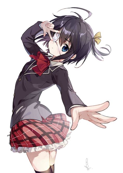 Illustration Anime Anime Girls Short Hair Brunette Looking At