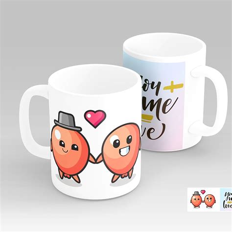 Cartoon Mug White Sky T