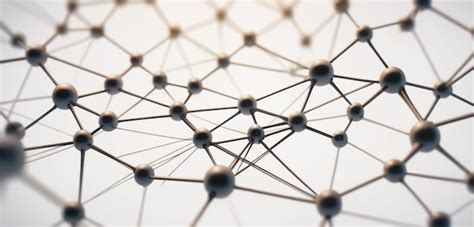 premium photo motion node networking abstract background pattern