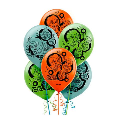Bubble Guppies Latex Balloons