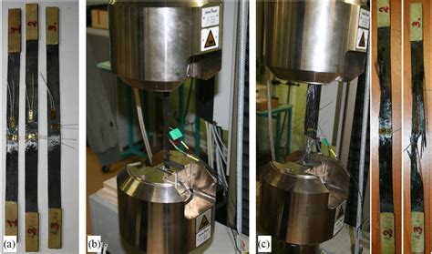 Tensile Tests Of Cfrp Samples A Specimens B The Specimen Prepared