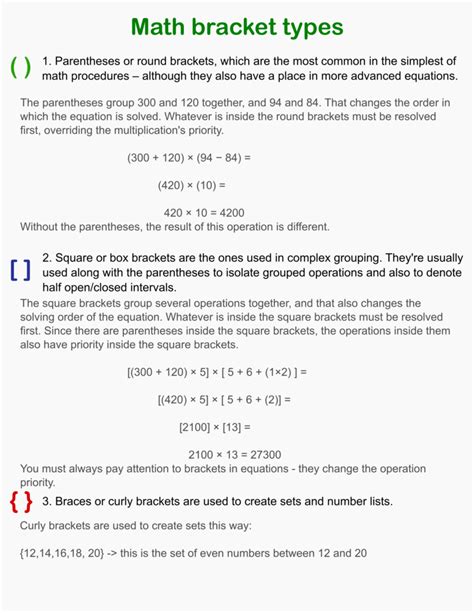What Do Brackets Mean In Math Printerfriendly
