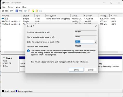 Partitioning Is It Possible To Partition A Drive That Has Bitlocker Encryption On Windows 11