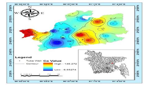 Spatial Distribution Of Calcium In The Groundwater Download
