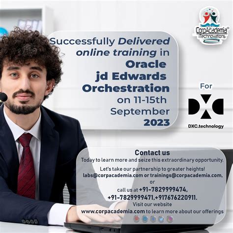Delivered Online Training In Oracle Jd Edwards Orchestration Corpacademia Itechnovations Pvt
