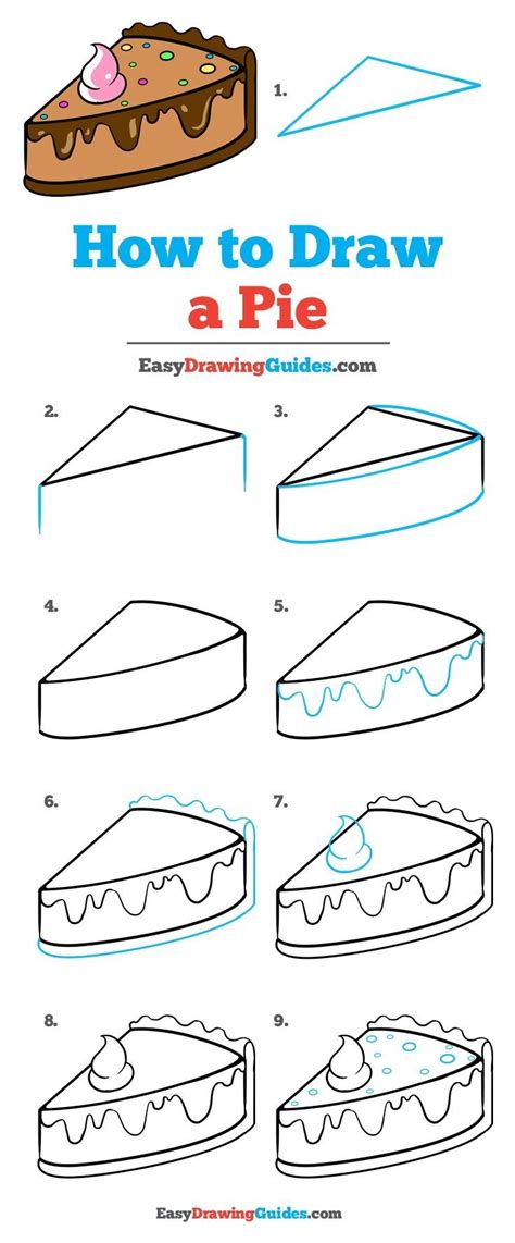 How To Draw A Tasty Pie Really Easy Drawing Tutorial Artofit