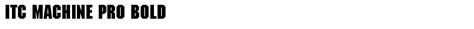 Itc Machine Font Webfont And Desktop Myfonts